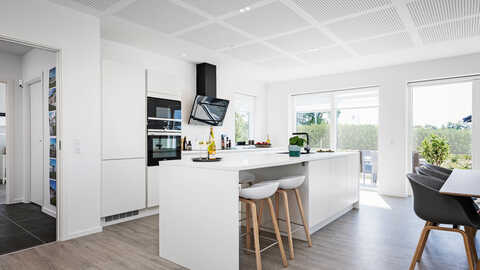 Udstillingshus i Ringsted - Vinkelhus i funkis-stil| HusCompagniet