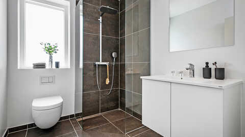 Udstillingshus i Ringsted - Vinkelhus i funkis-stil| HusCompagniet